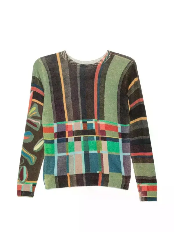 JEI'S Geometric-pattern Sweater