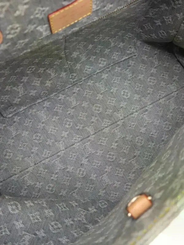 LOUIS VUITTON 2021-2026 Monogram Denim Onthego Mm Satchel