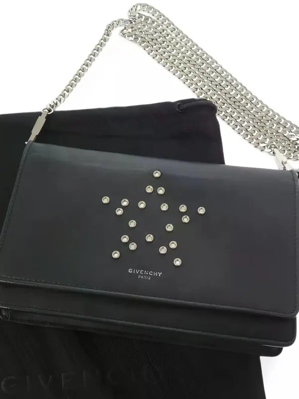 Givenchy 2010-2026 Leather Wallet On Chain Crossbody Bag