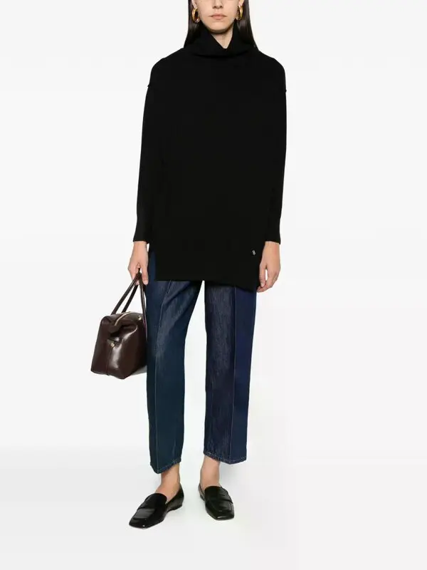 PLEASE Pressed-crease Cropped Jeans