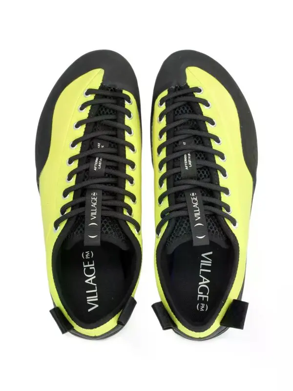 VILLAGE PM 1pm Leather-panelled Low-top Sneakers
