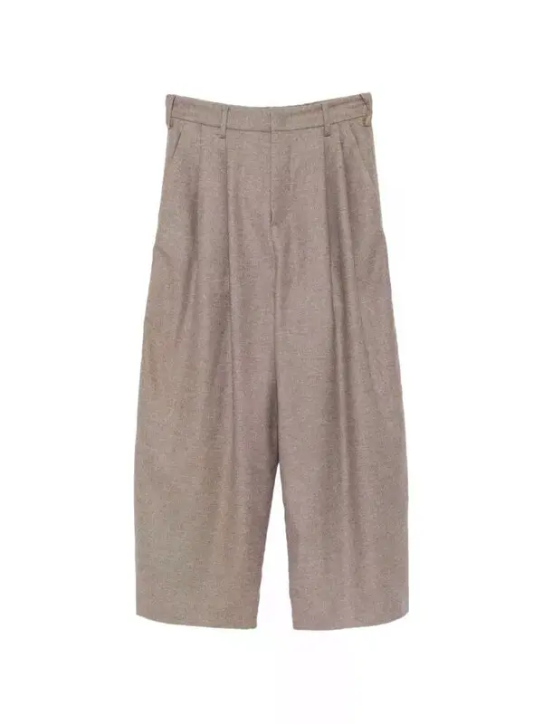 SUSANNE BOMMER Wide-leg Trousers - Neutrals
