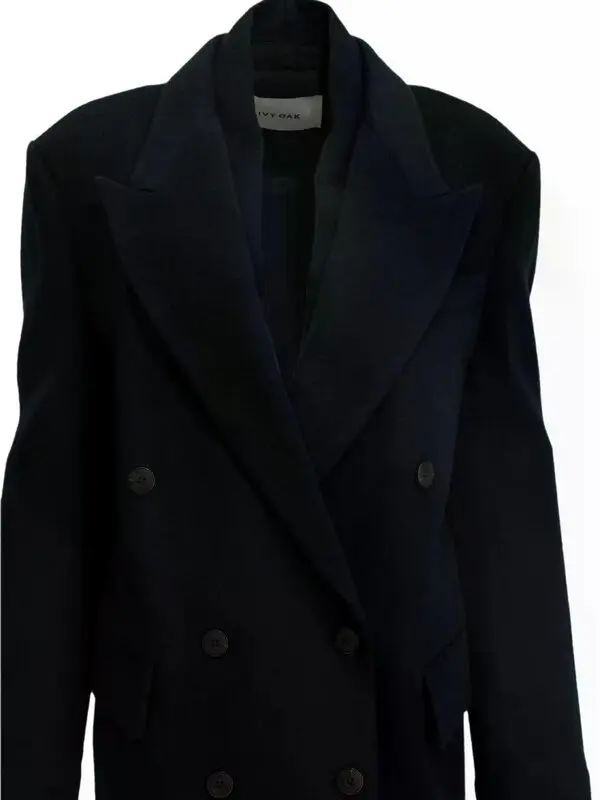 IVY OAK Iocirce Double-breasted Peaked-lapel Coat