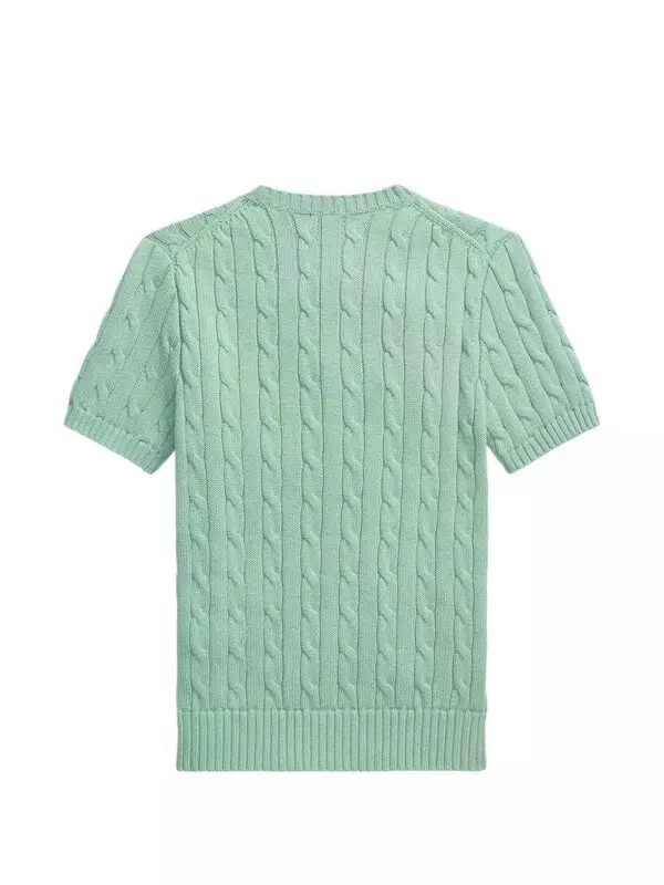 Polo Ralph Lauren Cable-knit Short-sleeve Sweater
