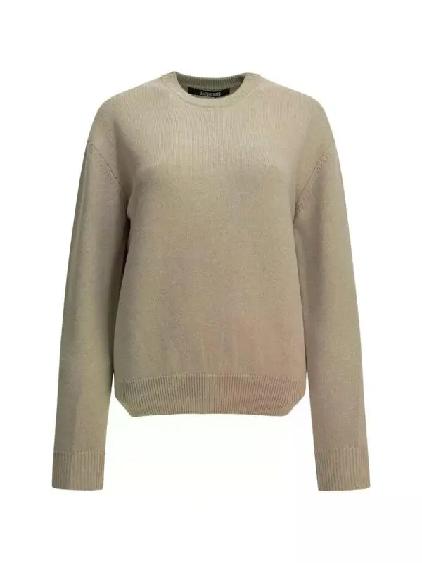 Jacquemus Logo-detail Sweater - Neutrals