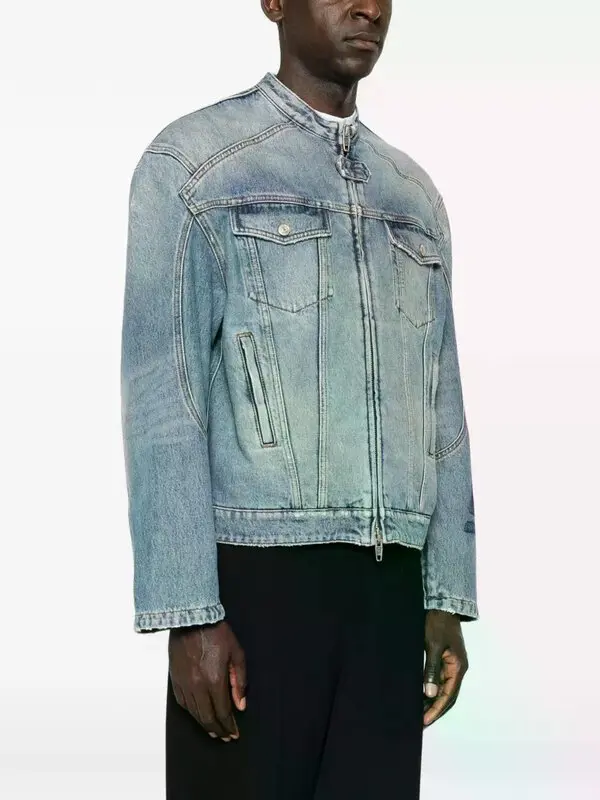 Balenciaga Zip-fastening Denim Jacket