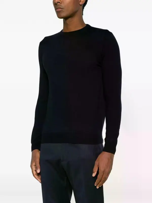 VELA SHOP Crew-neck Long-sleeve Sweater