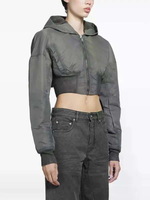 Rick Owens Hooded Cropped Jacket