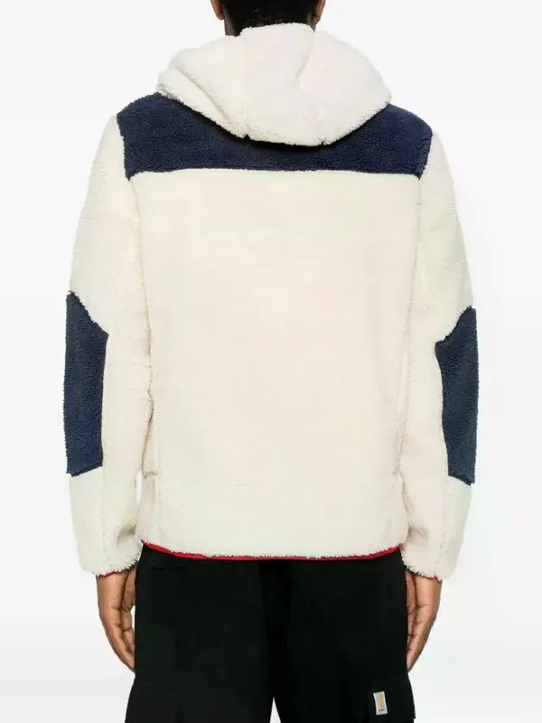NAPAPIJRI Fleece-texture Colour-block Jacket - Neutrals