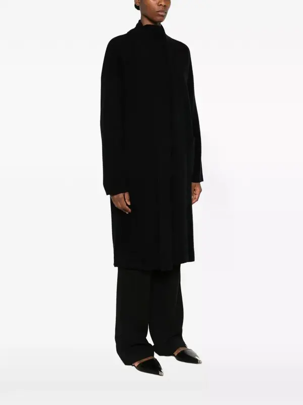 ALLUDE Shawl-lapel Patch-pocket Cardigan