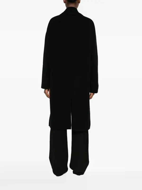ALLUDE Shawl-lapel Patch-pocket Cardigan