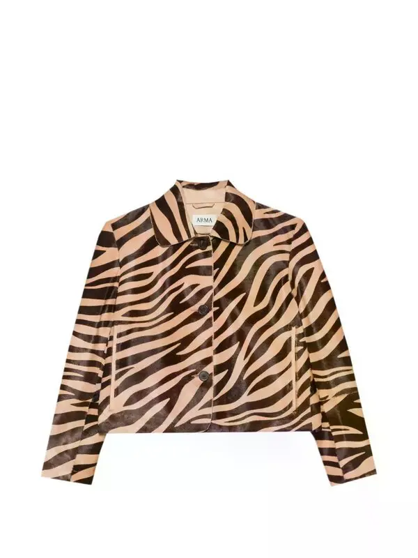 ARMA Emy Zebra Jacket - Neutrals