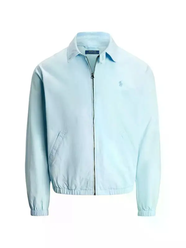 Polo Ralph Lauren Logo-embroidered Zip-up Jacket - Blue