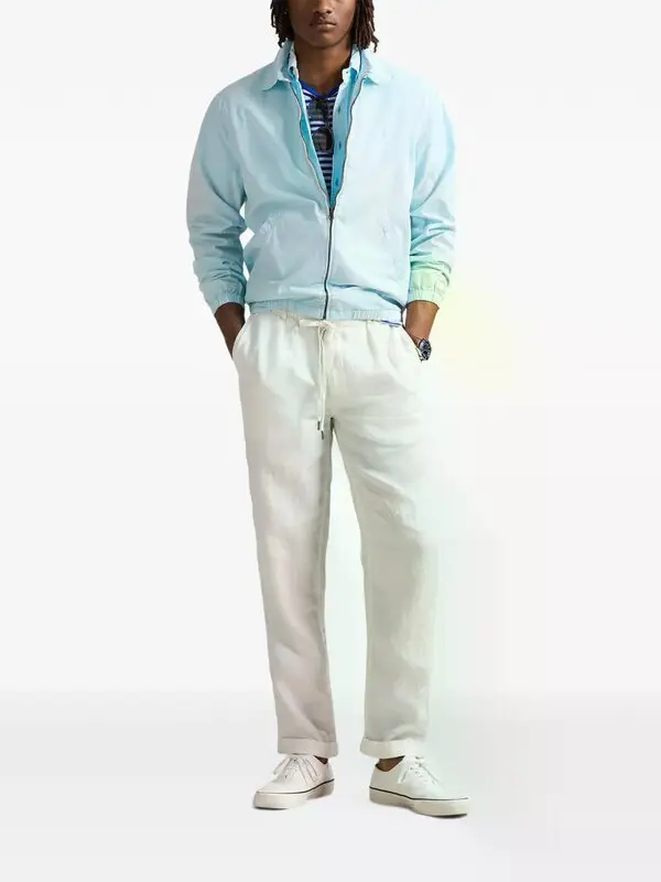 Polo Ralph Lauren Logo-embroidered Zip-up Jacket - Blue