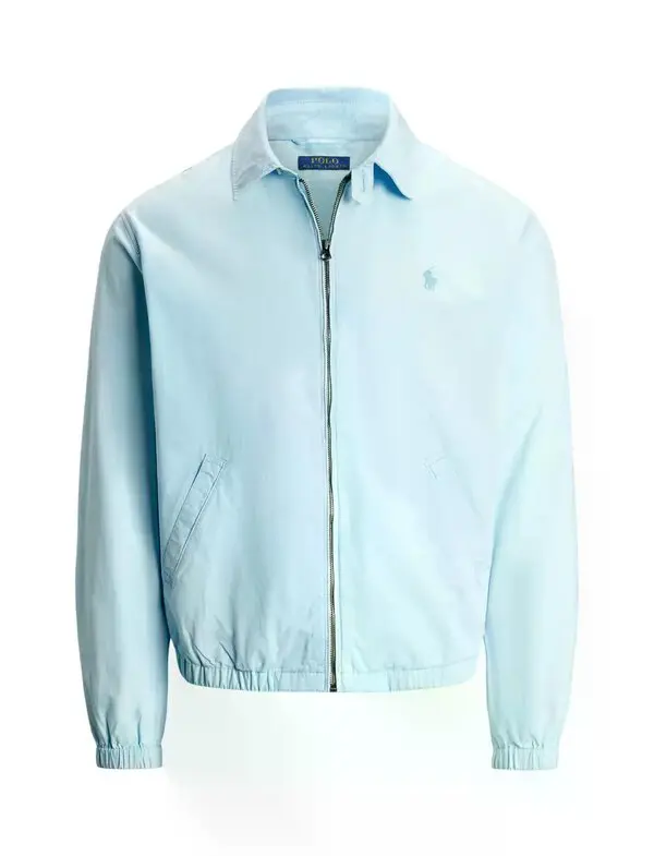 Polo Ralph Lauren Logo-embroidered Zip-up Jacket - Blue