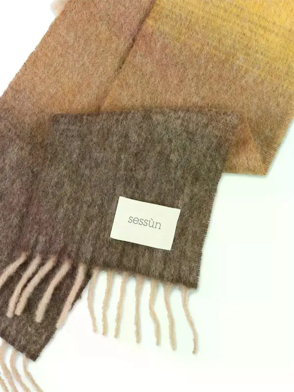 SESSUN Rico Ombré Fringed Scarf
