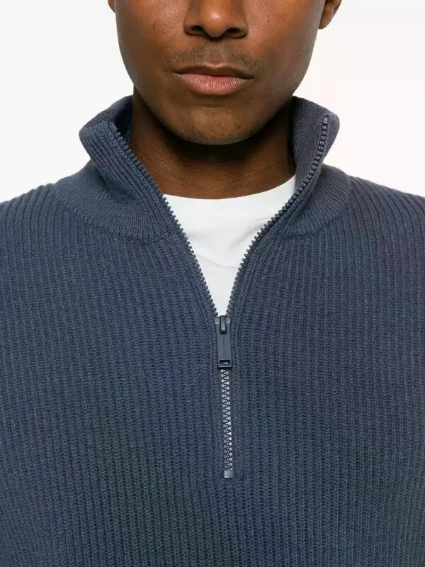 Canada Goose Striped Quarter-zip Sweater