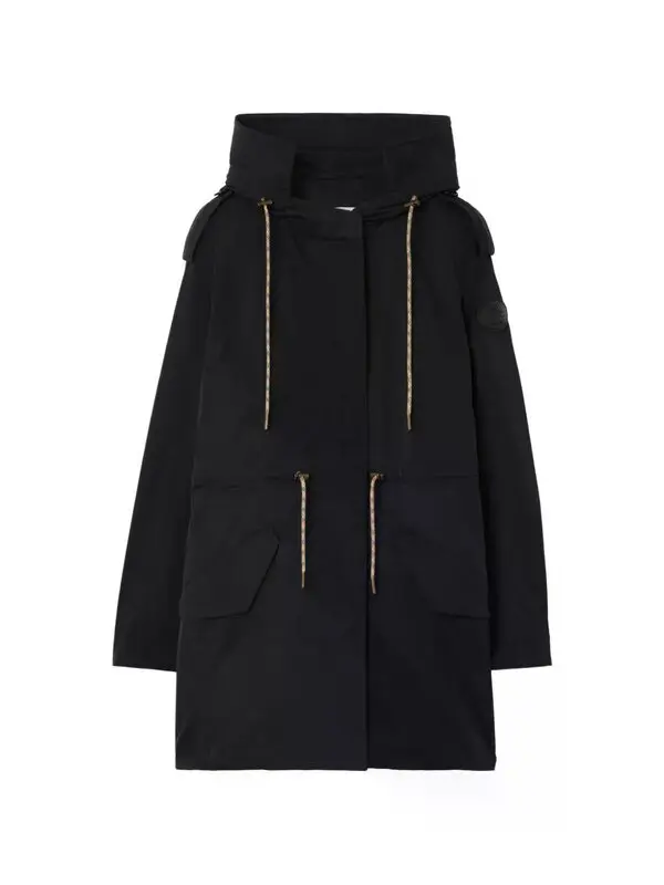 Burberry Stretch Nylon Parka - Black