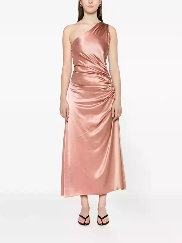 ABADIA One-shoulder Drape Dress