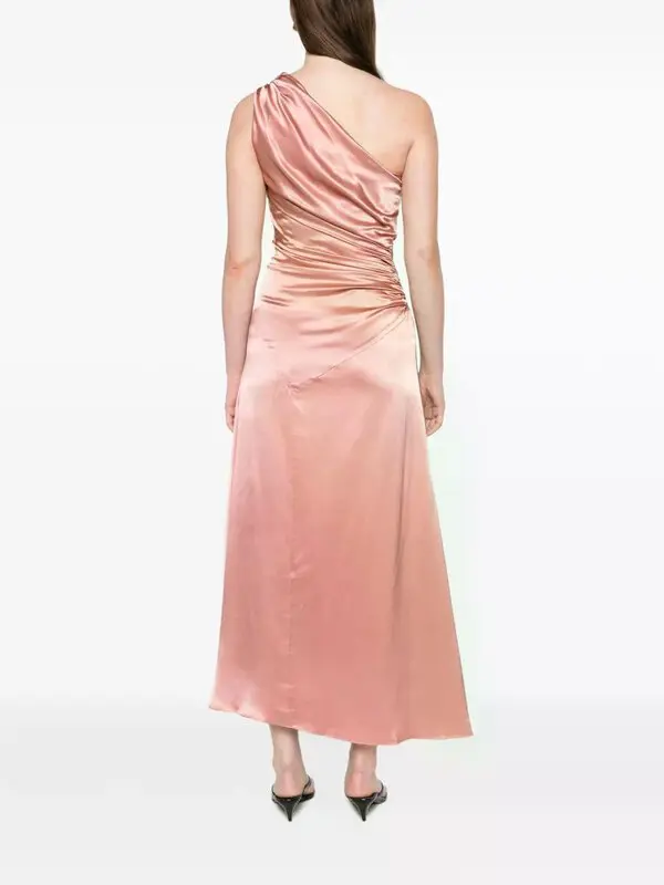 ABADIA One-shoulder Drape Dress