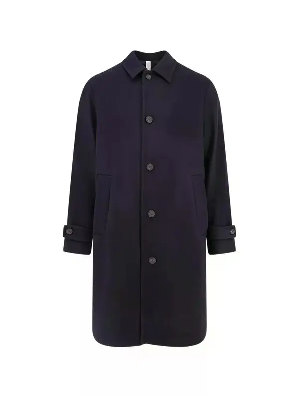 HEVO Loconiad Single-breasted Button-cuff Coat