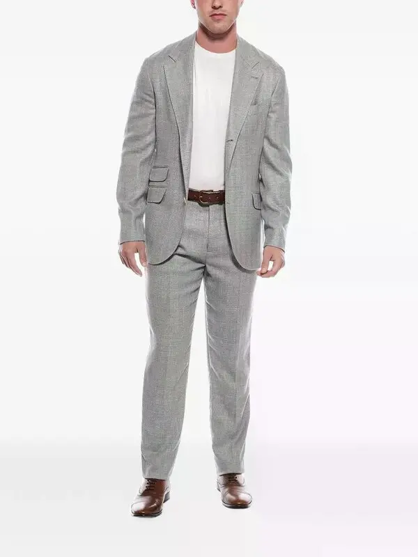 Brunello Cucinelli Notch-lapel Tailored Suit - Grey