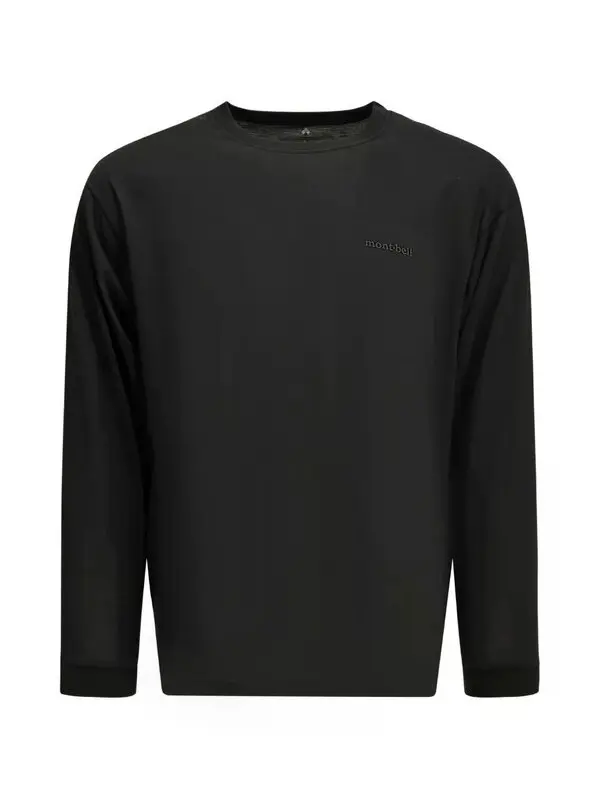 MONTBELL Logo-print Long-sleeve T-shirt - Black