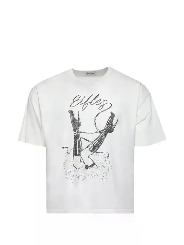 EIFLES Boots Graphic-print T-shirt - White