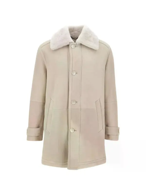BOSS L-meroat Coat - Neutrals