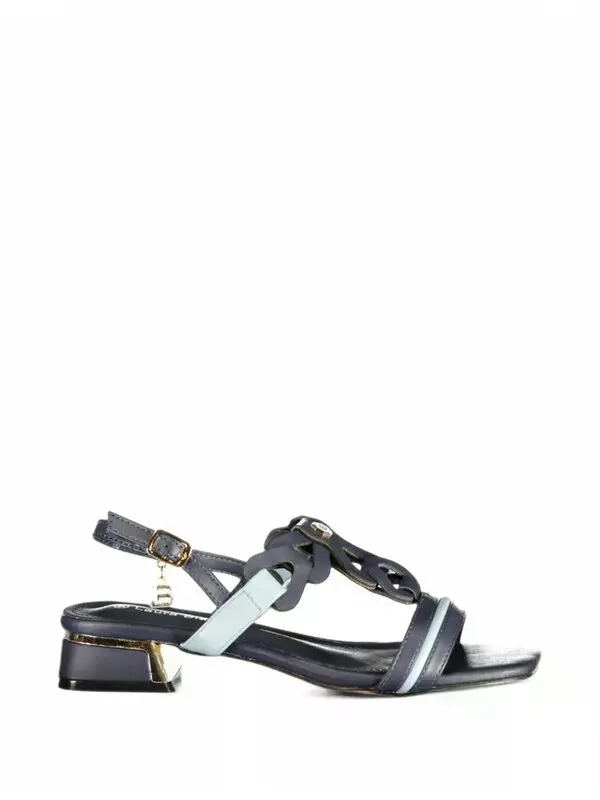 LAURA BIAGIOTTI Logo-plaque Buckle-fastening Sandals