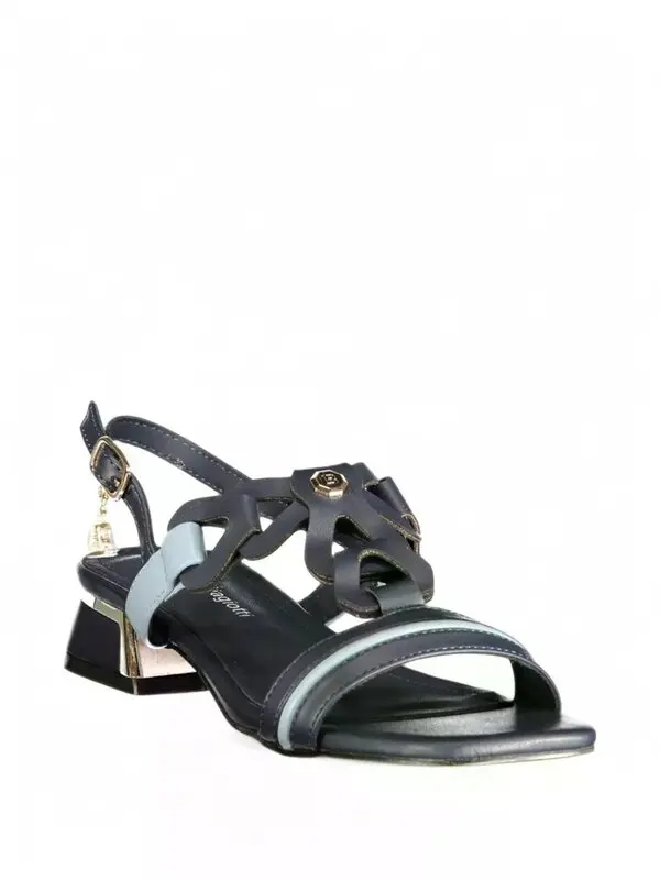 LAURA BIAGIOTTI Logo-plaque Buckle-fastening Sandals