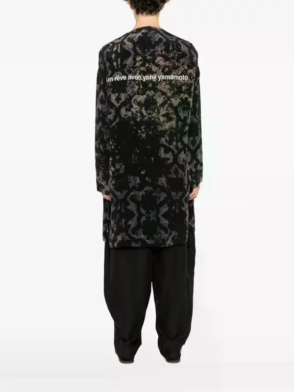Yohji Yamamoto Baroque Collarless Coat