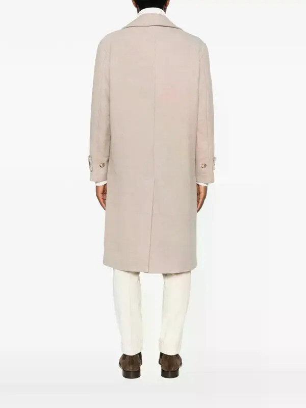 OFFICINA SARTORIALE Double-breasted Twill Coat