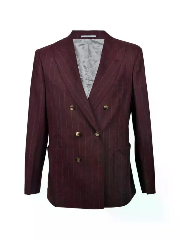 Brunello Cucinelli Pinstripe Double-breasted Suit