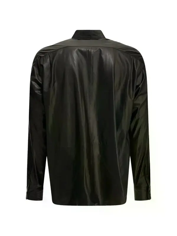 Auralee Long-sleeve Leather Shirt