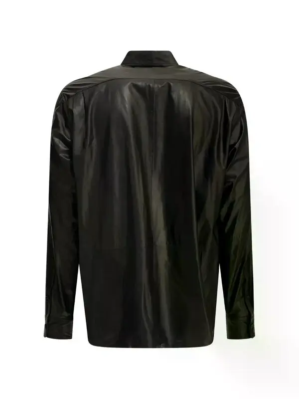Auralee Long-sleeve Leather Shirt