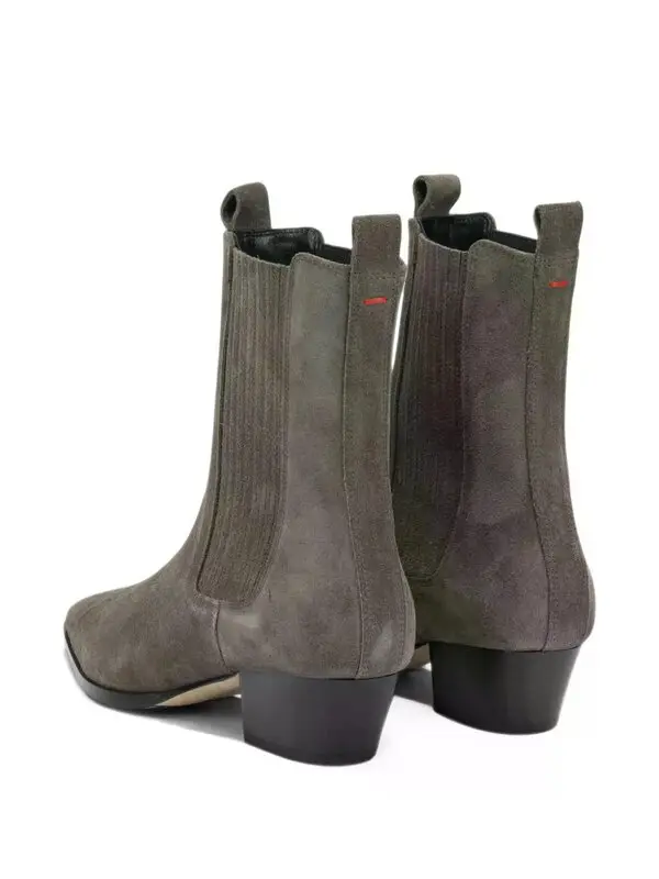 AeydĒ Agata Suede Ankle Boots - Grey