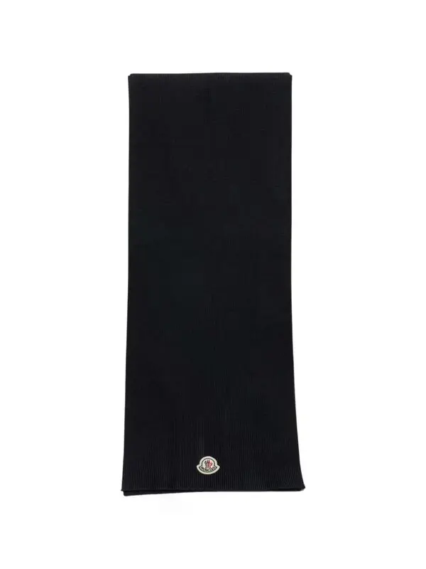 Moncler Wool Scarf - Blue