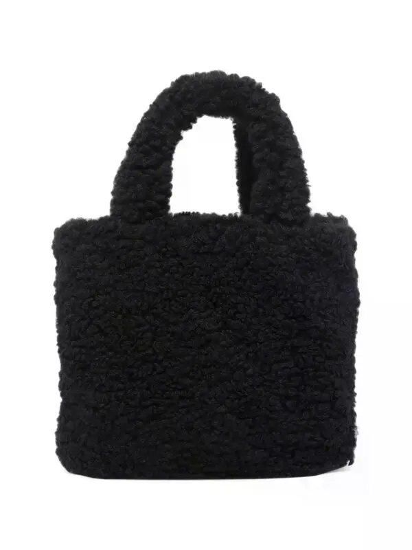 V°73 Ski Glam Teddy-effect Embroidered Tote Bag