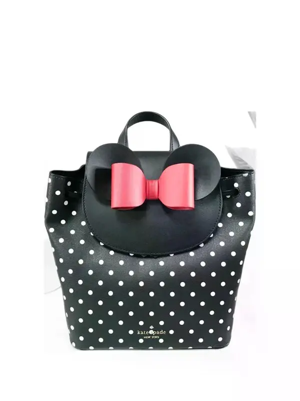 Kate Spade New York X Disney Minnie Mouse Polka-dot Backpack - Black