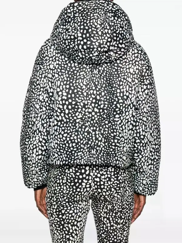 Perfect Moment Leopard-print Bubble Ski Jacket