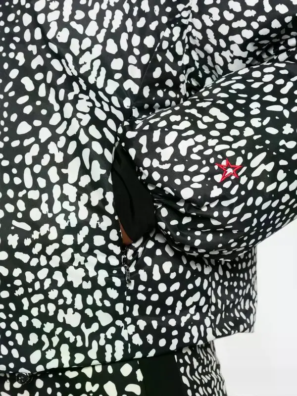 Perfect Moment Leopard-print Bubble Ski Jacket