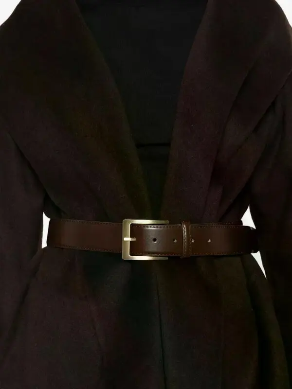 VICOLO Fringed-hem Coat