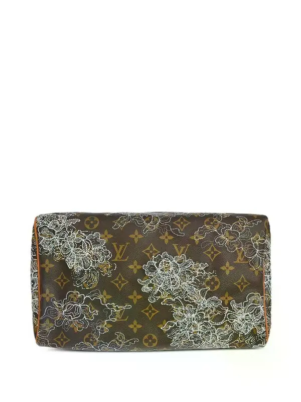 LOUIS VUITTON 2007 Monogram Dentelle Speedy 30 Tote Bag