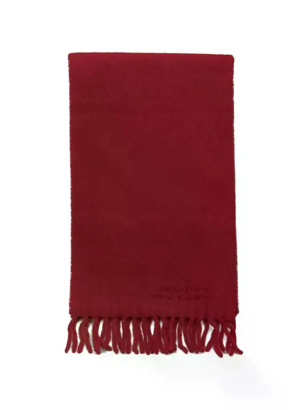 Isabel Marant Étoile Firny Logo-embroidered Fringed Scarf