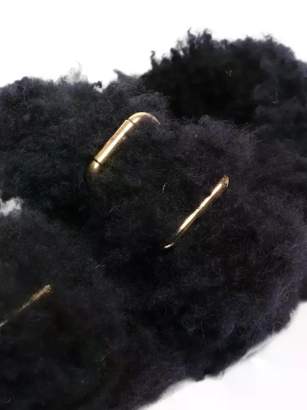 Marni Buckle-fastening Fur Sandals