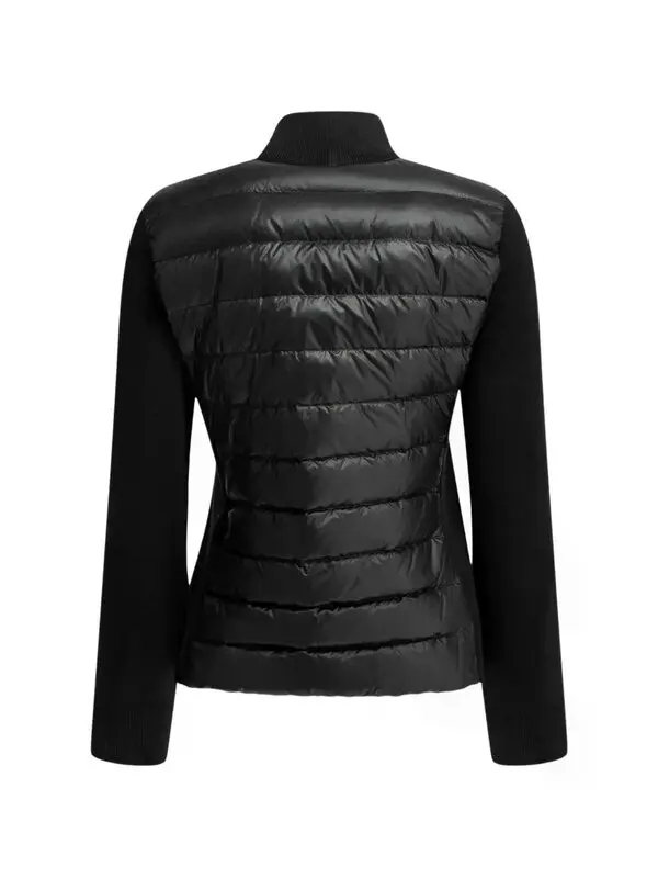 Moncler Quilted-panel Zip-up Jacket