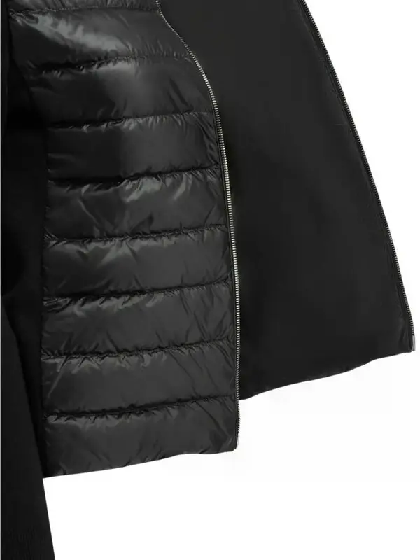 Moncler Quilted-panel Zip-up Jacket