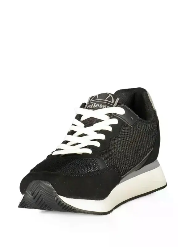 ELLESSE Mesh-panelled Low-top Sneakers - Black