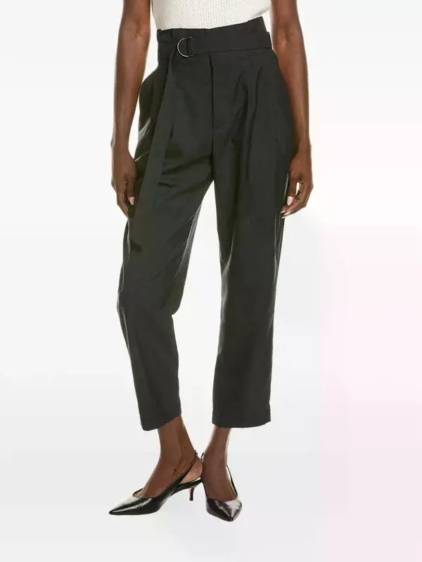 Brunello Cucinelli High-waisted Belted Trousers